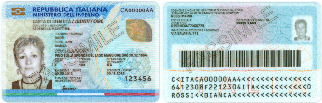 A "CARTA D'IDENTITÀ" italiana: como fazer - Daniel Taddone - Deputato 2018